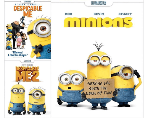 Despicable Me Trilogy DVD Set Includes All 3 Movies – Pristine Sales