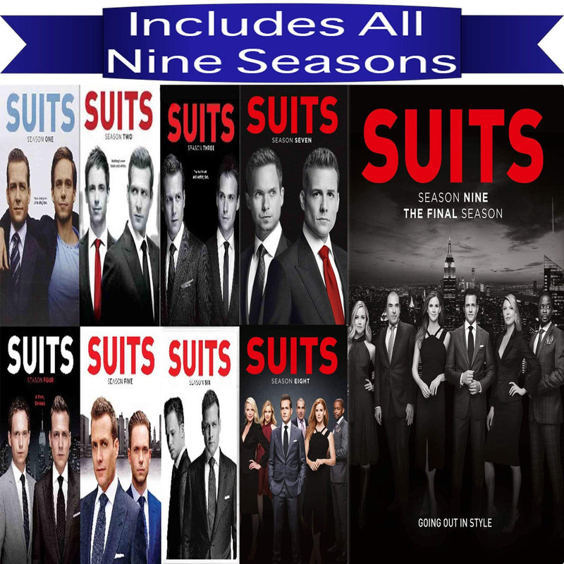 Suits TV Series Seasons 1-9 DVD Set - Pristine Sales